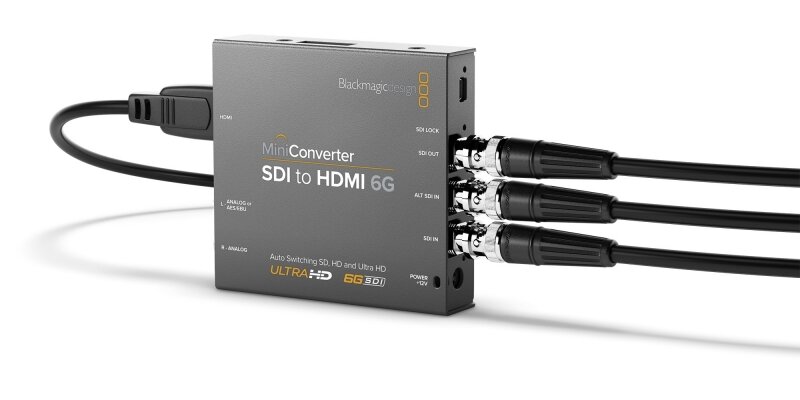 Blackmagic Design announces powerful new 6G-SDI Mini Converters
