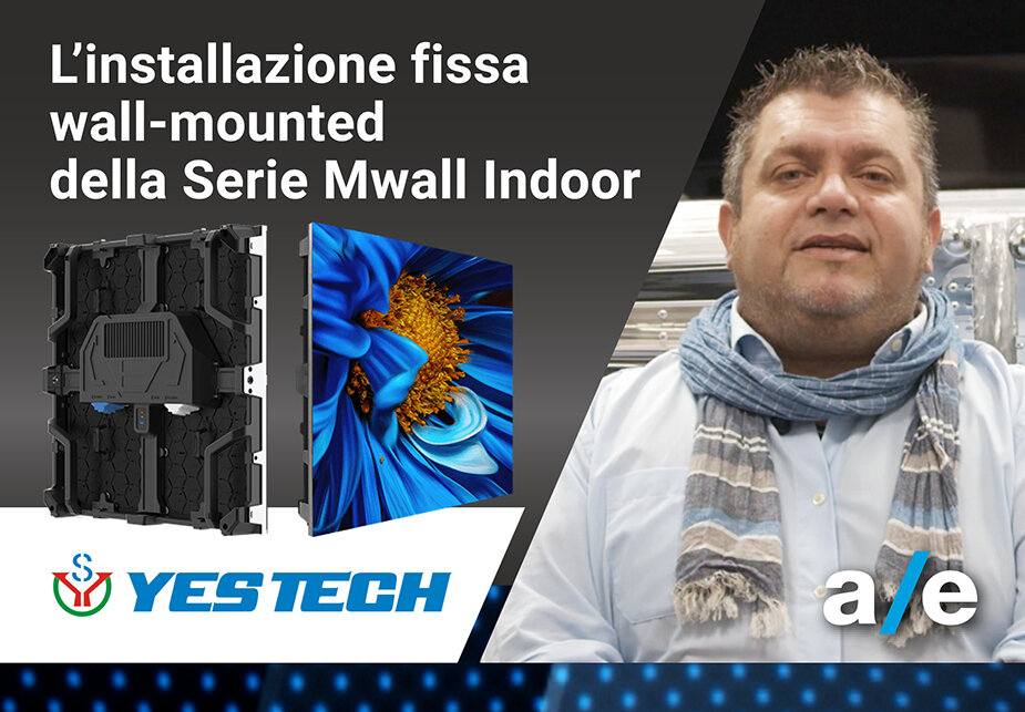 L’installazione fissa wall-mounted della Serie Mwall Indoor