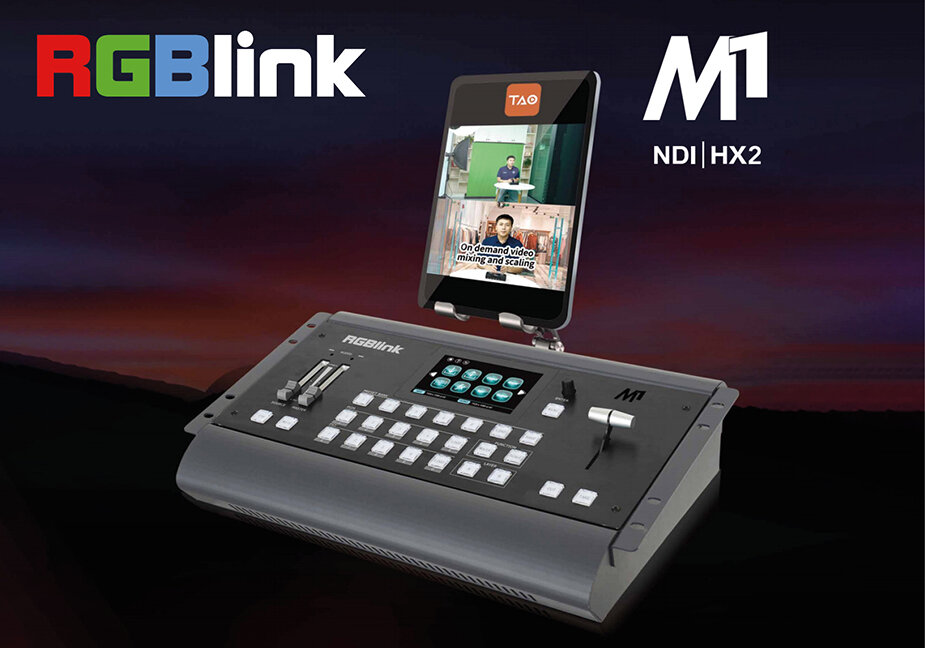 RGBlink M1, il mixer all-in-one mette l’NDI