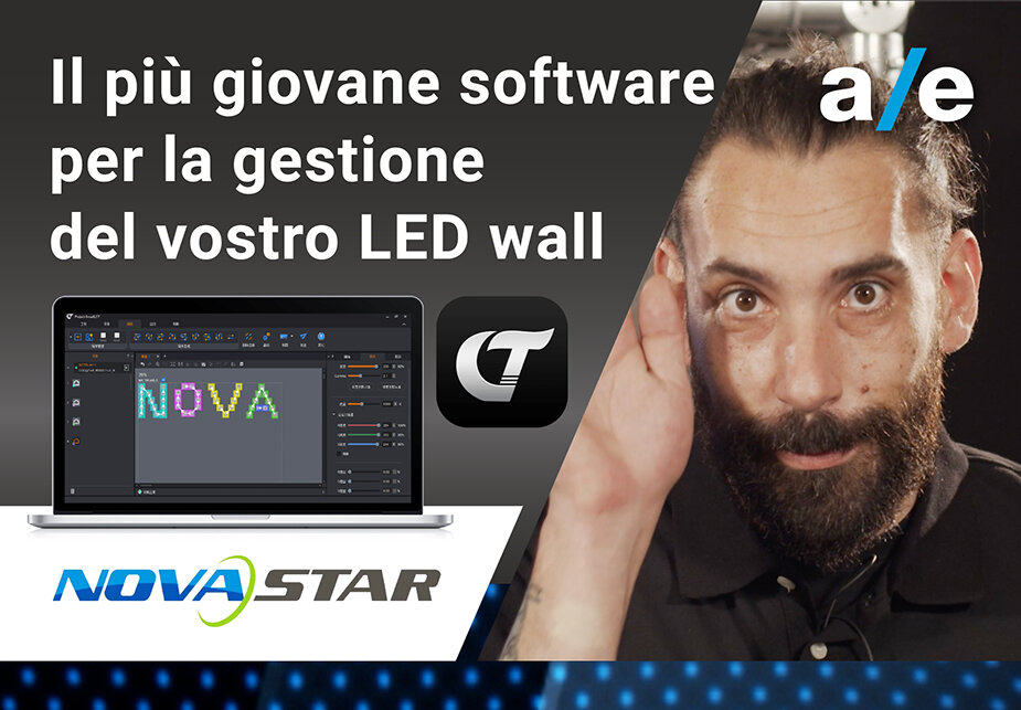 Il più giovane software per la gestione del vostro LED wall