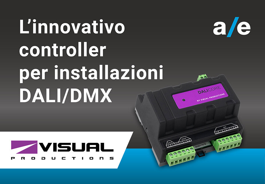 L’innovativo controller per installazioni DALI/DMX